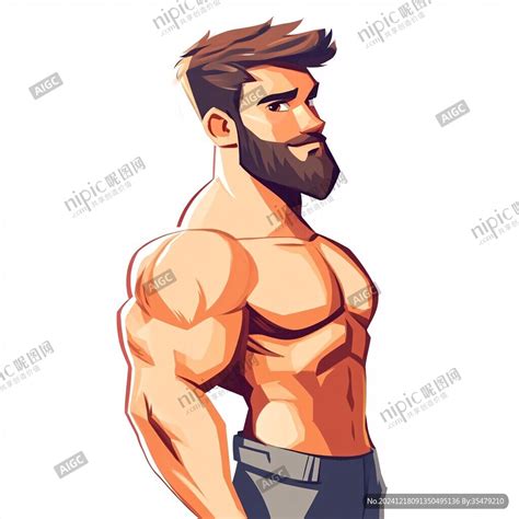 Ai创作图健身人物手绘插画 健身人物扁平画 健身kt版素材 手绘男性肌肉 健身插画健身房挂画 健身房人物插画 卡通肌肉男 健身人物健身创意 男人男性人物设计 健身kt版 健身教练人物 健身人物