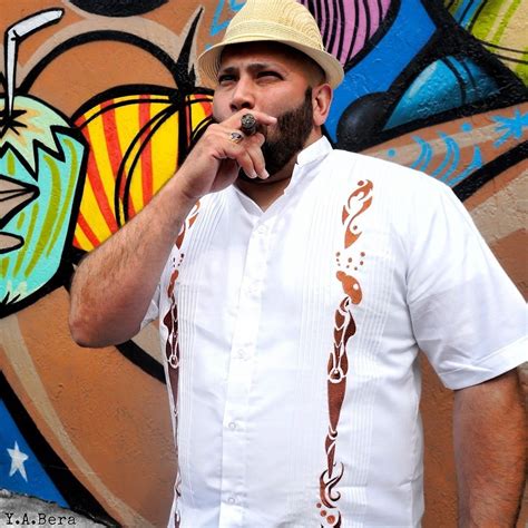 Say Hola To The Lux Clouds And Copper Dreams Short Sleeve Guayabera One