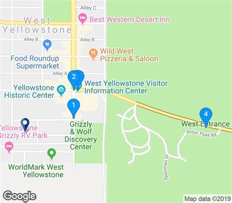 View This Hotel On The Map Explorer Cabins At Yellowstone Montana