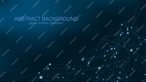 Premium Vector Distribution Of Data Network Visualization Internet Communication Technological