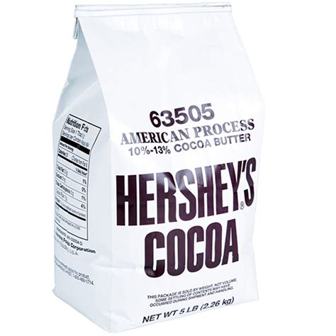 Hershey S Cocoa Powder 5lb Bag Natural Cacao Non Alkalized Unsweetened