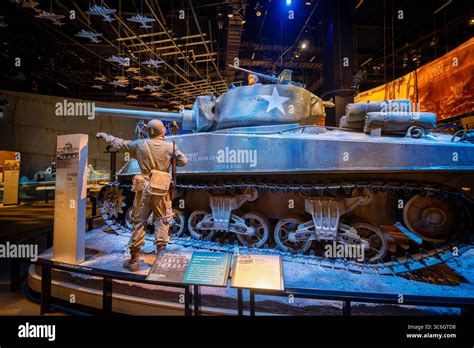 Fort Belvoir Virginia — The Cobra King M4a3e2 Sherman Tank Exhibit At