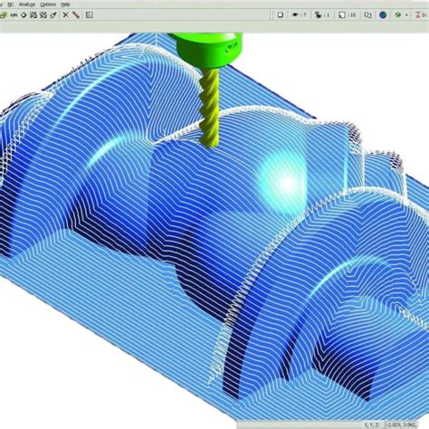 2 Tool Path Generated In Cam Software Web 14 Download Scientific