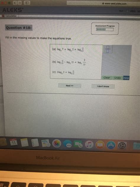 solved fill in the missing values to make the equations
