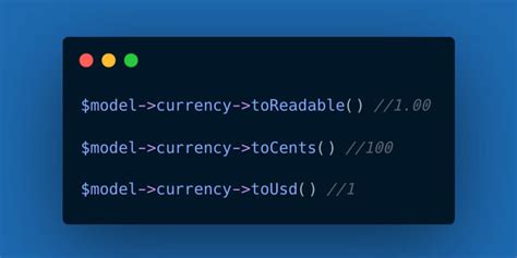 Larachat Articles Dealing With Currency In Laravel