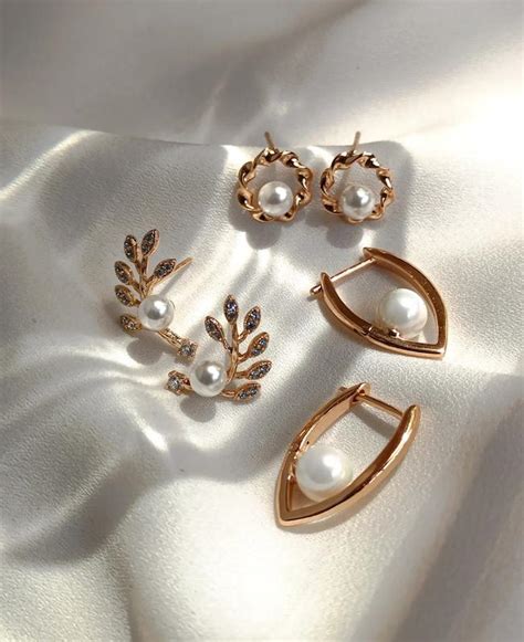 گیزل اکسسوری گوشواره مرواریدی ژوپینگ