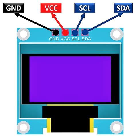 We Are Using A 4 Pin Oled Display Which We Will Interface With Arduino Uno For The I2c
