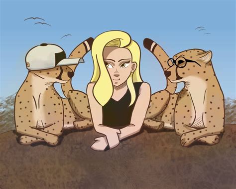 Litah Sitting With Cheetah By Adamcah On Deviantart