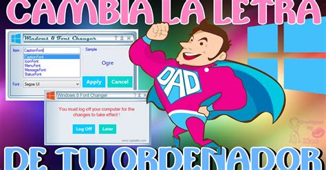 Creatyons By Kiss WINDOWS 8 FONT CHANGER CAMBIA LA LETRA A TU PC SIN INSTALAR NINGUN PROGRAMA