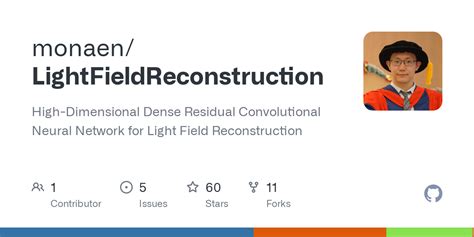 GitHub Monaen LightFieldReconstruction High Dimensional Dense Residual Convolutional Neural