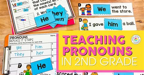 Second Grade Personal And Possessive Pronoun Activity Worksheets Library