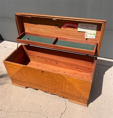An Art Deco Cedar Waterfall Chest By Lane Circa 1950 At 1stdibs Lane