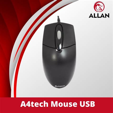 Allan A4Tech OP720 USB Optical Wheel Mouse 1000DPI Shopee Philippines