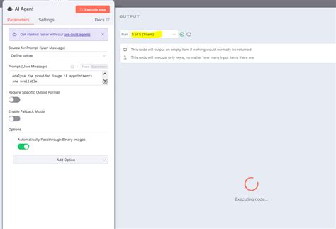 Ai Agent Runs Fine From Execute Step But Enters A Infinity Loop When