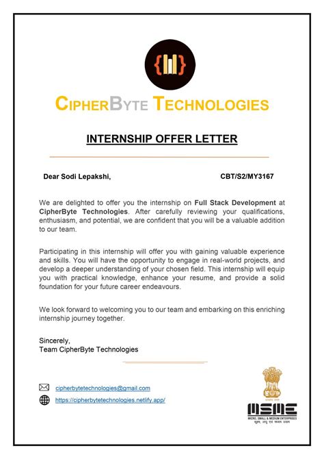 Sodi Lepakshi On Linkedin Internship Fullstack Careerdevelopment