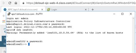 Solved Access Aci Via Cli Cisco Community