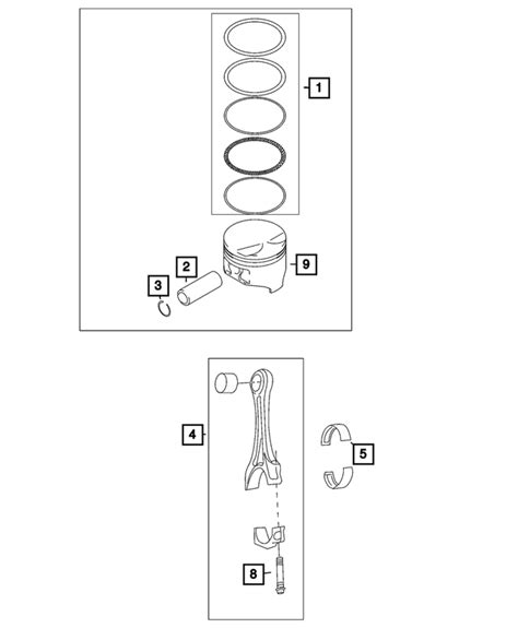 4893604aa Connecting Rod 2022 2024 Mopar Mopar Auto Parts Direct