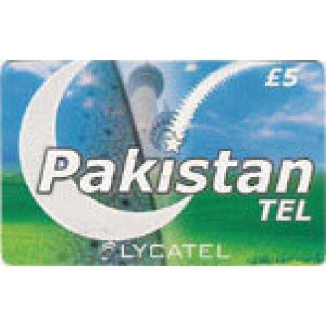 Pakistan Tel £5 International Calling Card