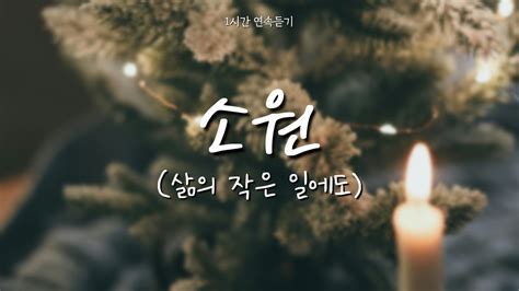 1시간 소원 삶의 작은 일에도 바이올린 찬양 연주 기도와 묵상을 위한 찬양 말씀 기도 Qt 묵상