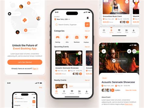 Event Booking App Mobile App Uiux Design Figma By Insightlancer Medium