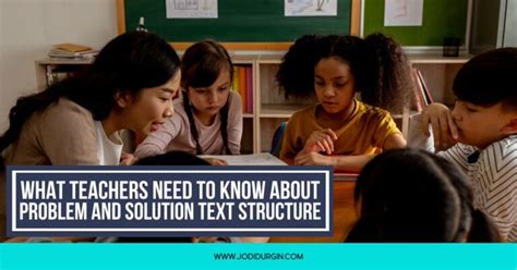 How To Teach Problem And Solution Text Structure In 2025 Teaching With Jodi Durgin And Company