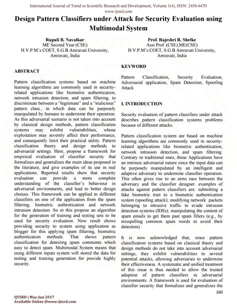 Design Pattern Classifiers Under Attack For Security Evaluation Using