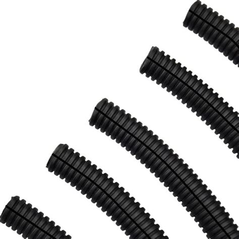 Black Conduit Split Flexible Polypropylene