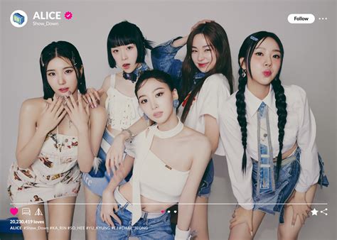 Alice 2nd Single Album Show Down Concept Photo Group Rkpop