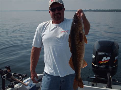 Big Walleye Caught On Lake Michigan Green Bay In Cedar River Mi On 9