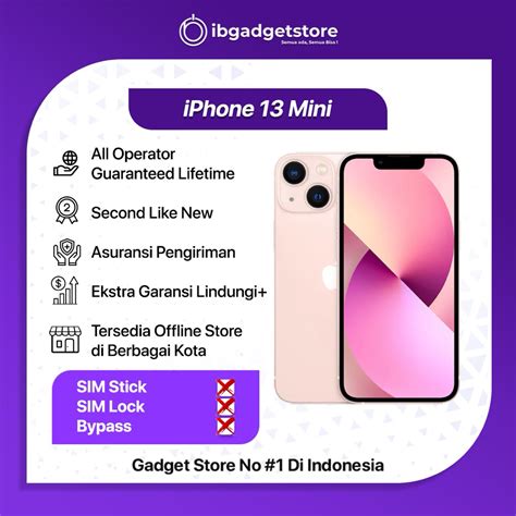 Jual Ip 13 Mini 128gb256gb512gb Second Like New Original Bergaransi