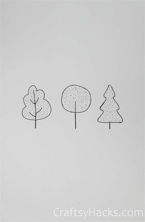 21 Easy Tree Drawing Ideas Craftsy Hacks