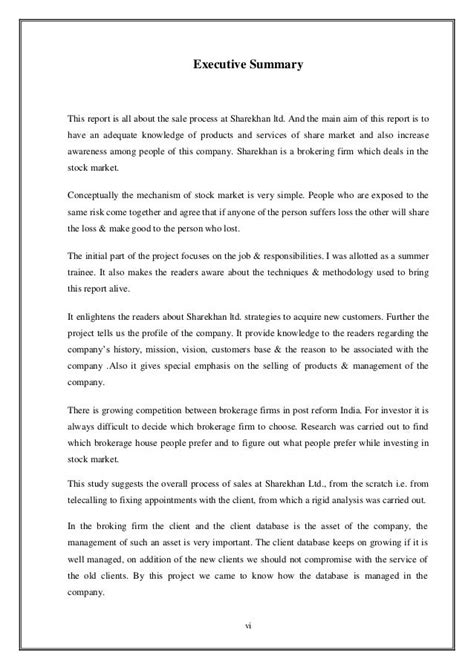 How To Write An Executive Summary For An Internship Report Design Talk