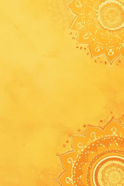 Free Indian Flower Pattern Rangoli Background Premium Ai Generated Image