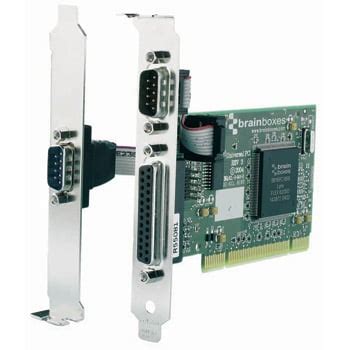 Brainboxes UC 475 Universal PCI 1 X RS232 Serial 1 X LPT Card LN28366 SCAN UK