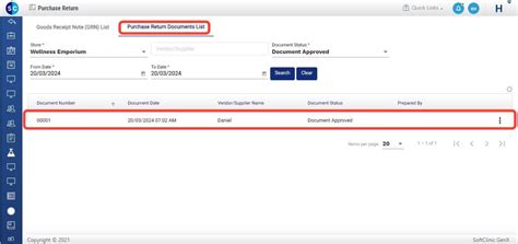 Purchase Return Jvs Group