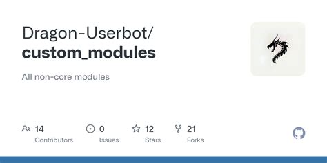 GitHub Dragon Userbot Custom Modules All Non Core Modules