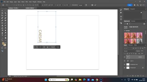 How To Rotatetilt Text In Photoshop Step By Step Guide