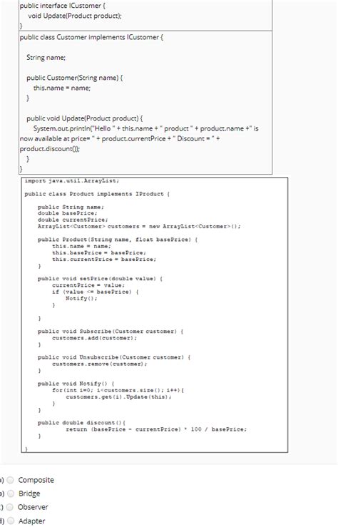 Solved 20 Following Code Implementation Is Given To You Chegg Com