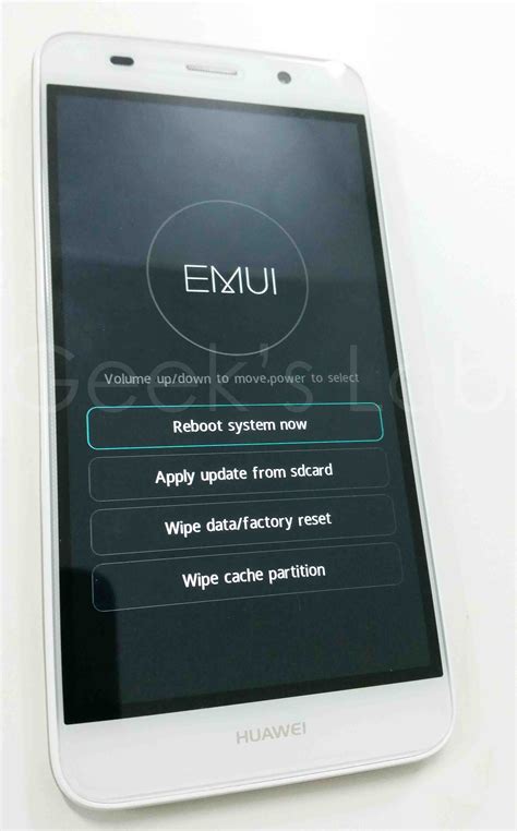 Hard Reset Huawei Y Geek S Lab