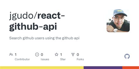 GitHub Jgudo React Github Api Search Github Users Using The Github Api