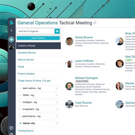 Agile Teams Glassfrog