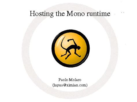 embedding mono runtime mono