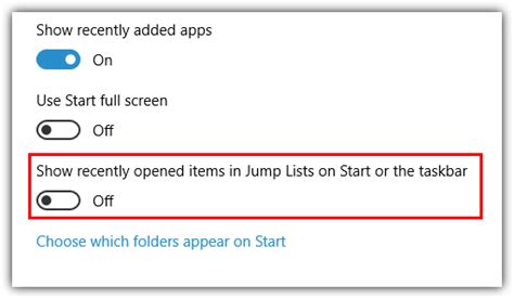 Create Edit Clear Or Disable Jump Lists In Windows