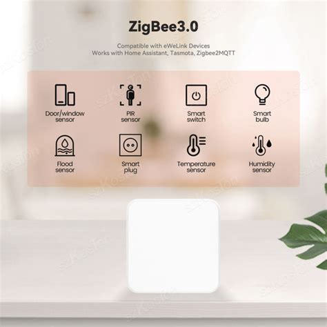 [raock] smart zigbee 3 0 wired gateway hub rj45 ethernet bridge for
