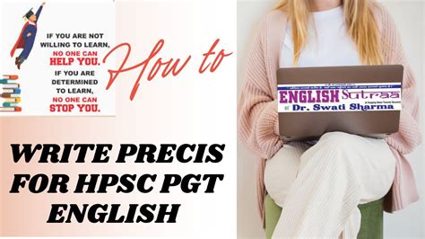 Hpsc Pgt Descriptive How To Write Precis I Important Points To Write