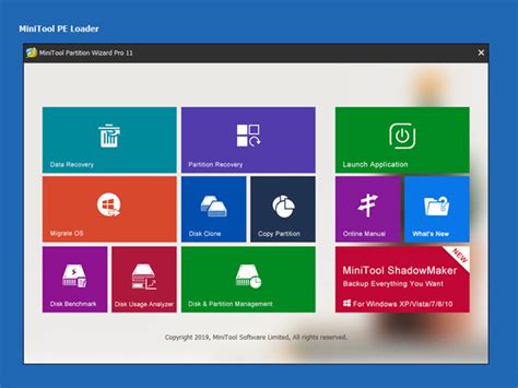 Bootable Partition Manager MiniTool Partition Wizard Bootable Edition