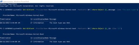 How To Check Windows 10 Last Boot Time And Status Using Powershell