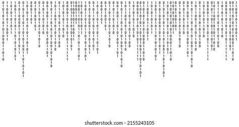 Matrix Technology Background Cyber Security Binary Stock Vector