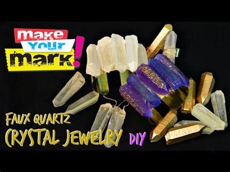 How To Faux Quartz Crystal Jewelry Quartz Crystal Jewelry Crystal Jewelry Crystal Jewelry Diy