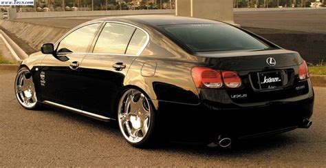 Black Lexus Gs300 With Chrome Rims